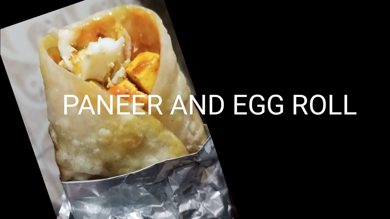 paneer and egg roll 🌯#less ingredients#easy recipe - YouTube