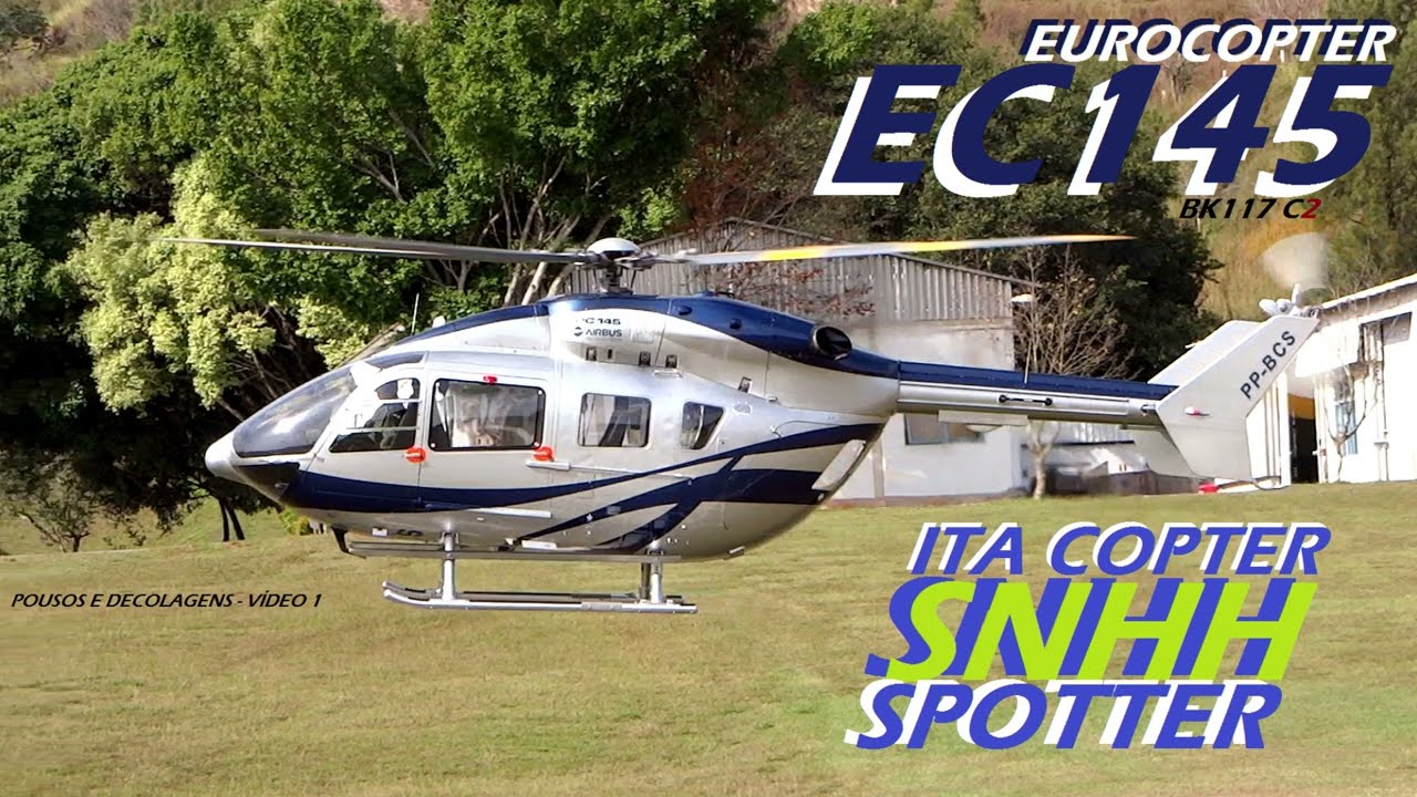 Eurocopter EC145 (BK117 C2) - PP-BCS - YouTube