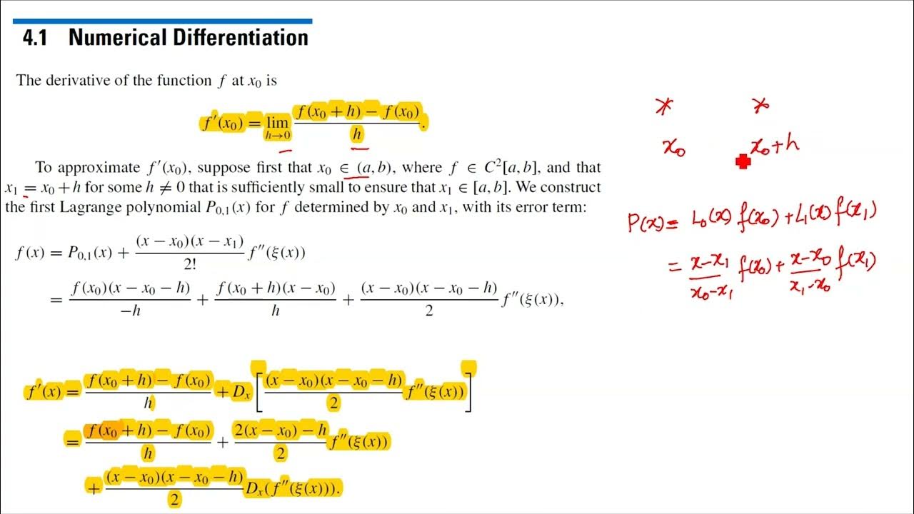 13. Chapter 4 | Numerical Methods - YouTube