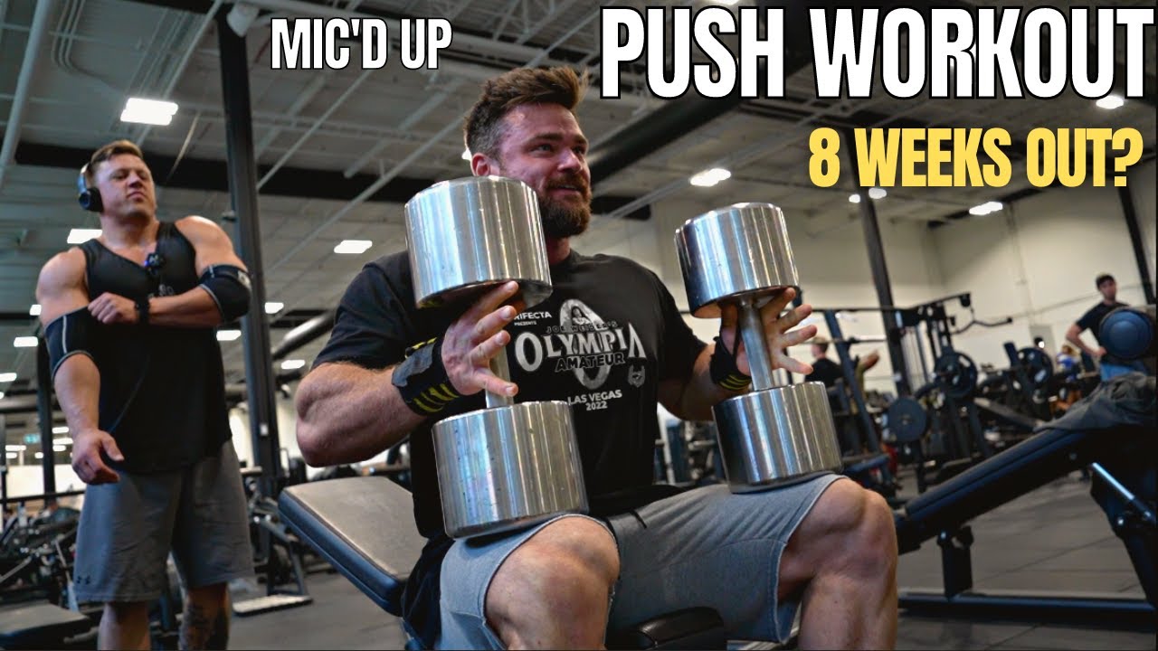 Push Workout | Chest, Shoulders, Triceps | Contest Prep 2023 - YouTube