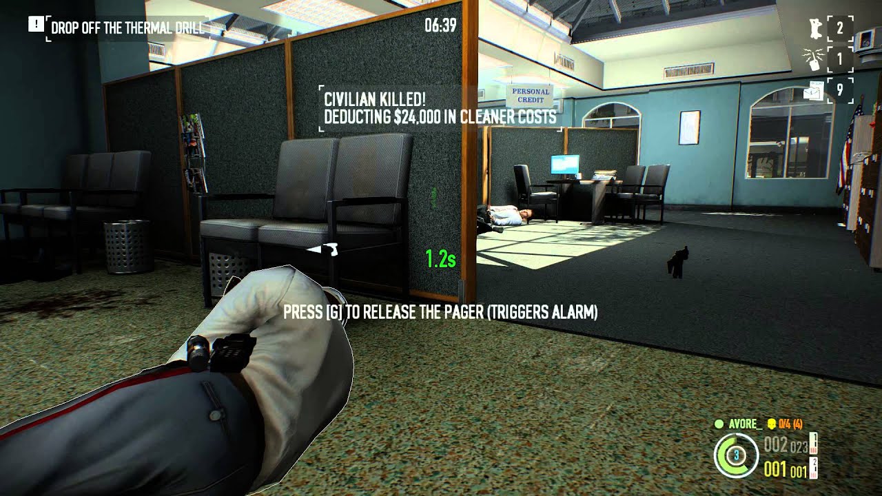 Payday 2 - Bain: Bank Heist: Deposit Death Wish Gameplay (Stealth Solo ...