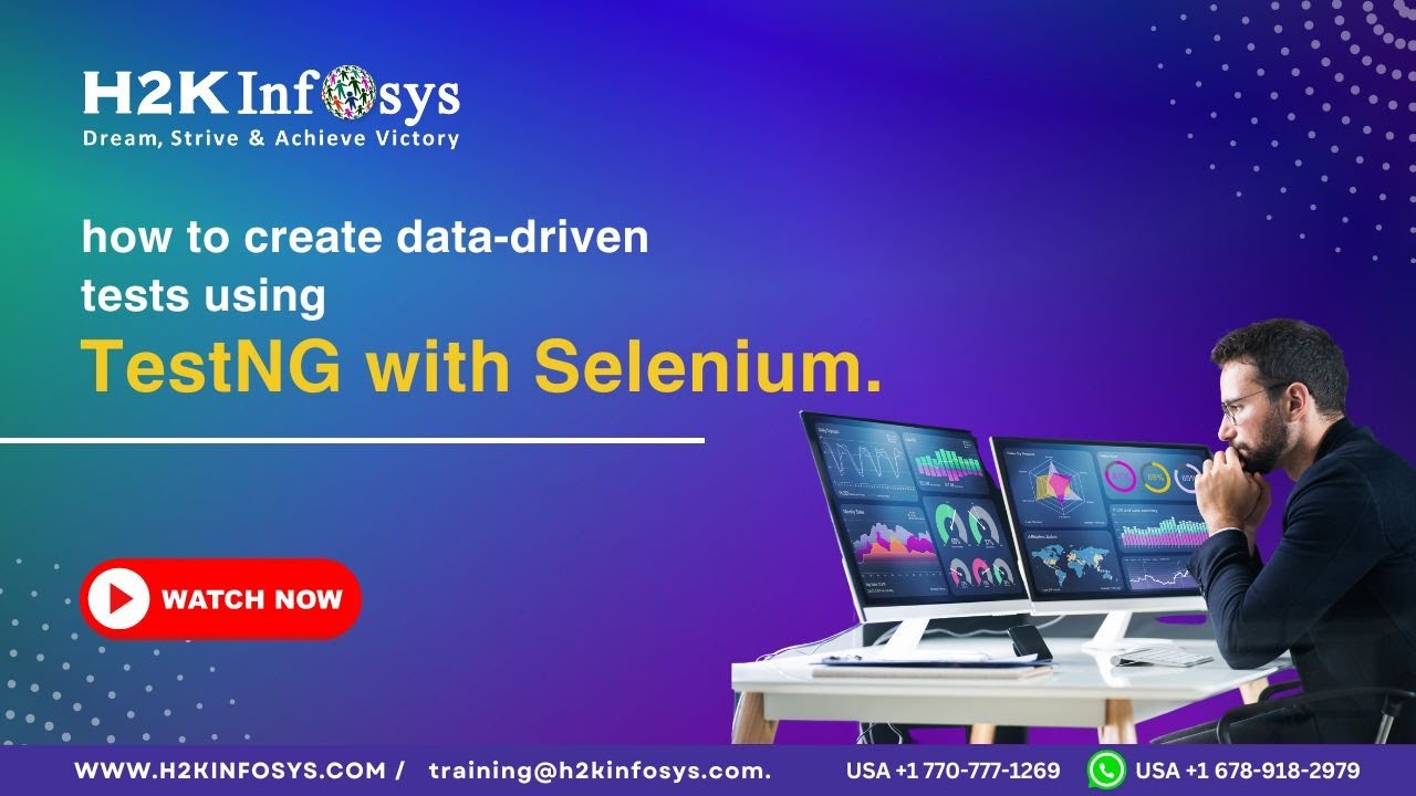 How To Create Data Driven Tests Using Testng With Selenium Youtube 7306