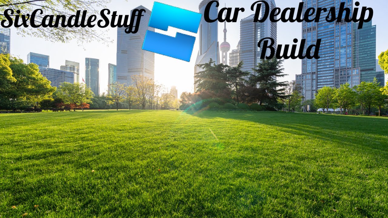 Building a car dealership in Roblox Studio! (PART 1) - YouTube