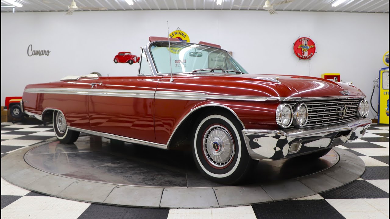 1962 Ford Galaxie 500 Sunliner Convertible - YouTube
