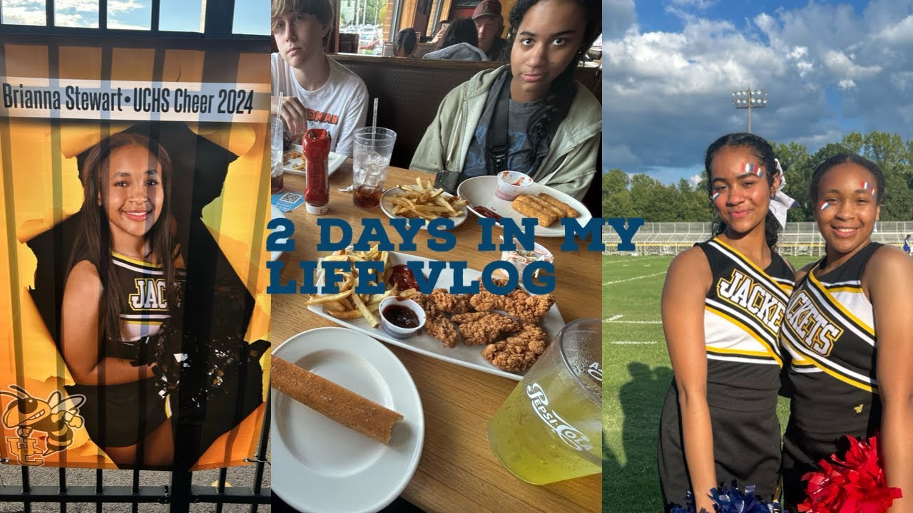 2 days in my life vlog (Cheerleading/America Night, and Carowinds ...