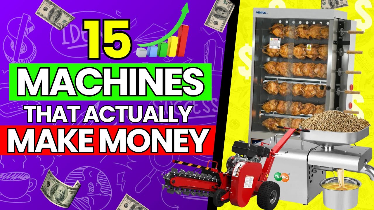 15 best MACHINES to make MONEY - YouTube