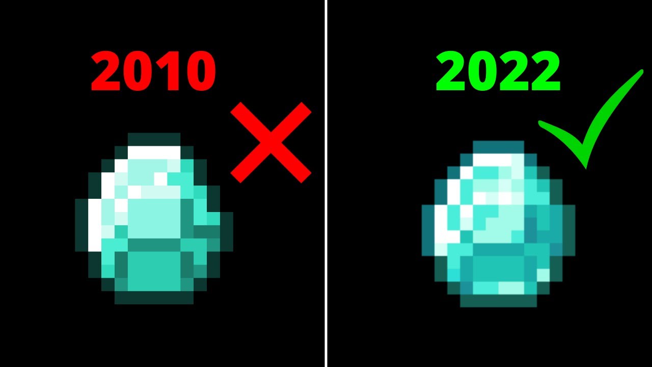 All Minecraft Ores Textures Then VS Now - 2010 to 2022 (Comparison ...