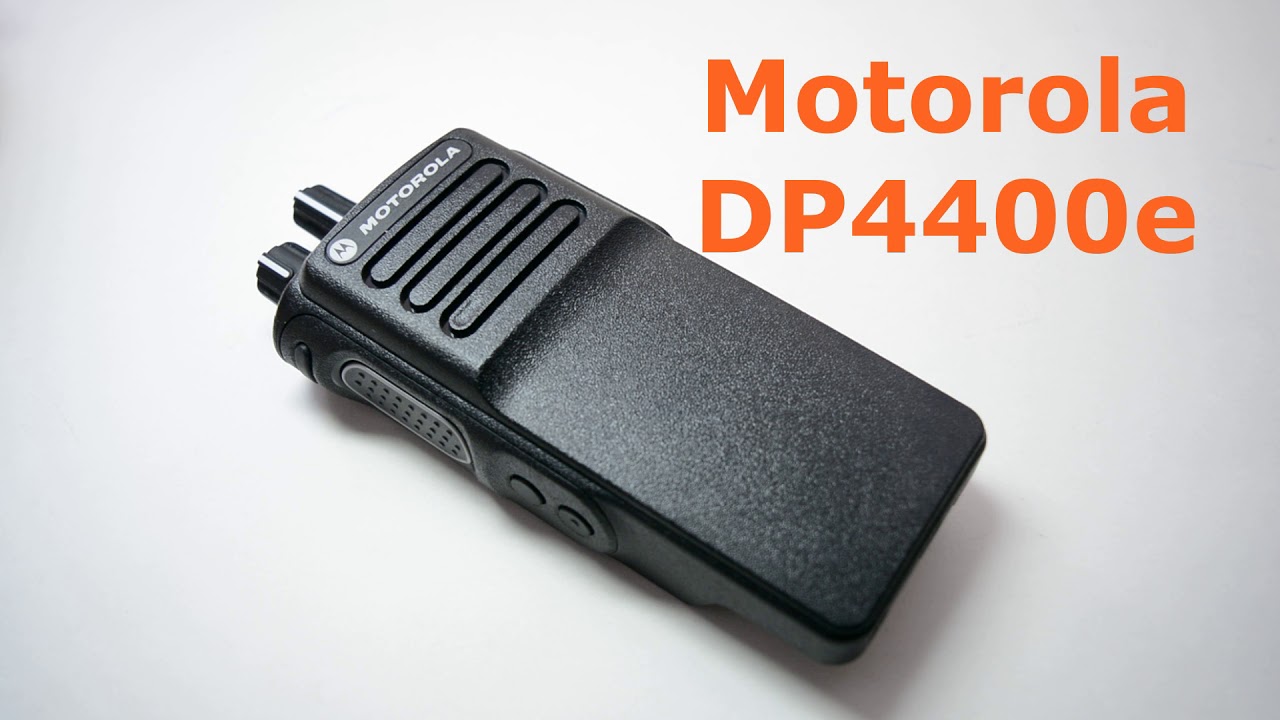 Рация Motorola DP4400e - YouTube