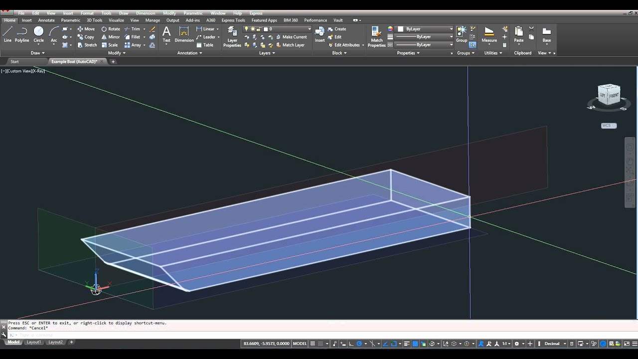 AutoCAD Tutorial Video - Buoyancy - YouTube
