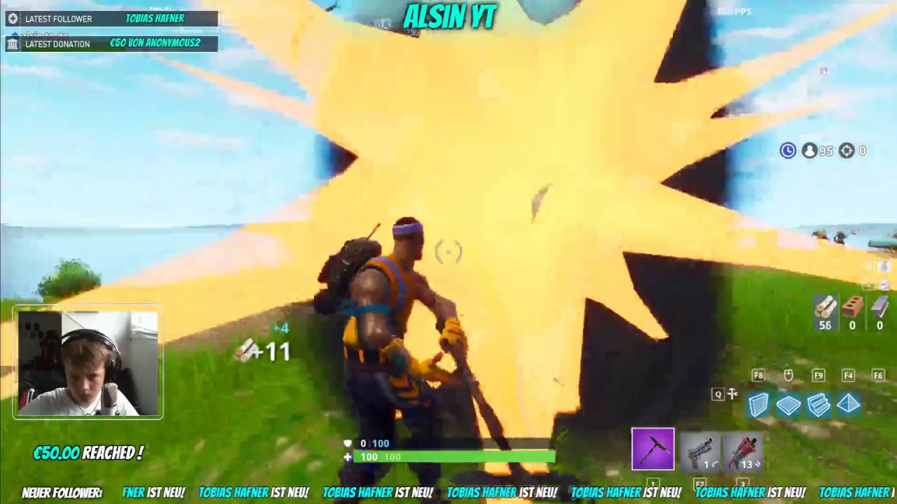 fortnite stream von level 0 bis 100 von Alsin YT - YouTube