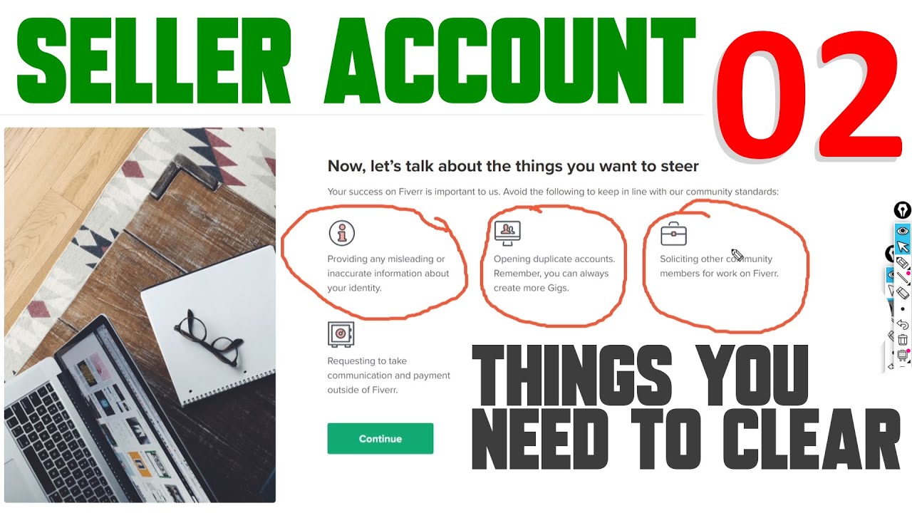 How to Create Seller Account on Fiverr | How to Setup Your Profile On ...