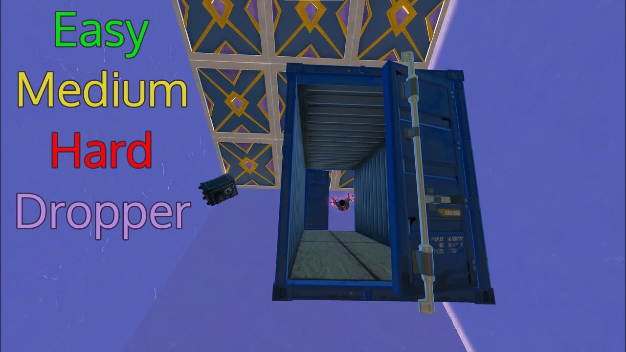 Fortnite Easy-Medium-Hard-Dropper - YouTube