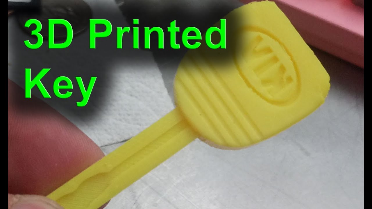 T3DP Live 3D Printed Car Key! Work in Progress - YouTube