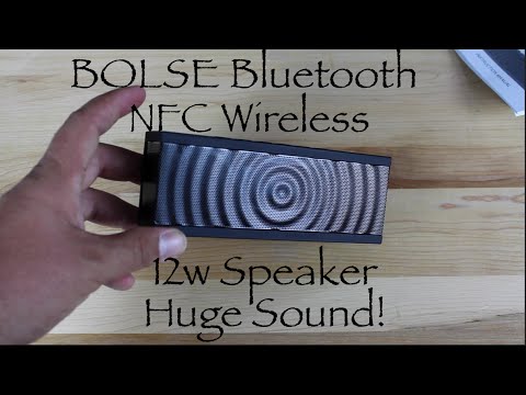 Bolse Portable NFC Bluetooth 12w Portable Speaker [FULL REVIEW]