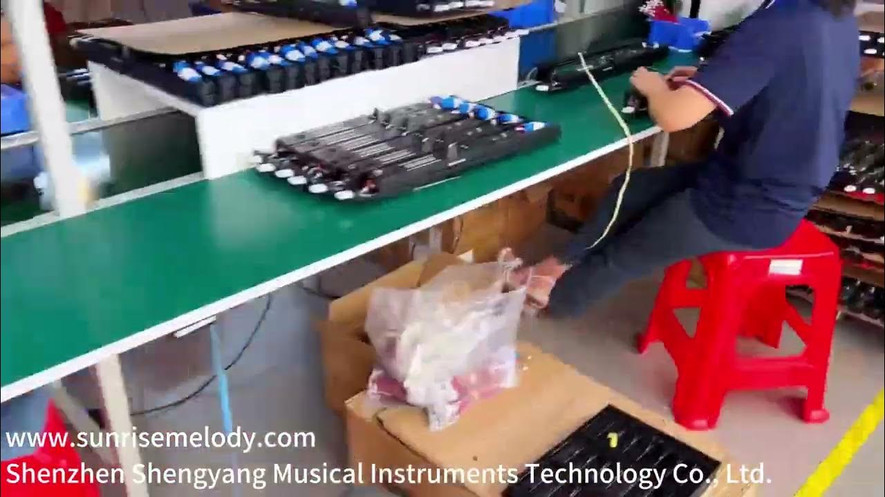 Electronic Wind Instrument China factory - YouTube