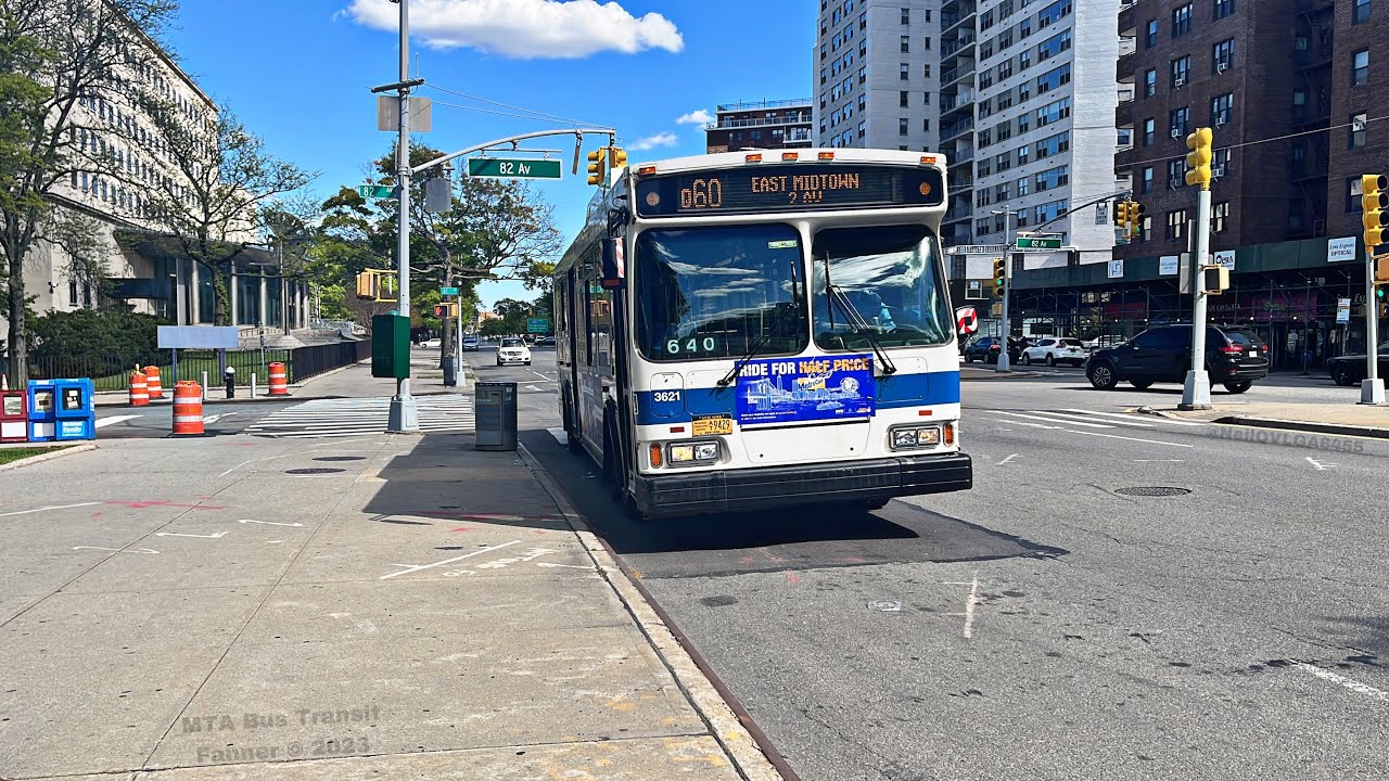 MTA Bus Onboard: 2007 Orion VII OG HEV 3621 On The Q60 - YouTube