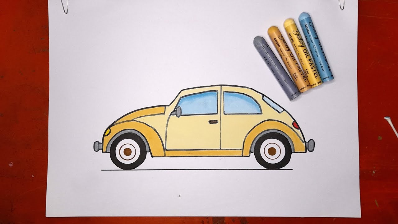 Cara Menggambar Mobil Kodok Volkswagen Keren - YouTube