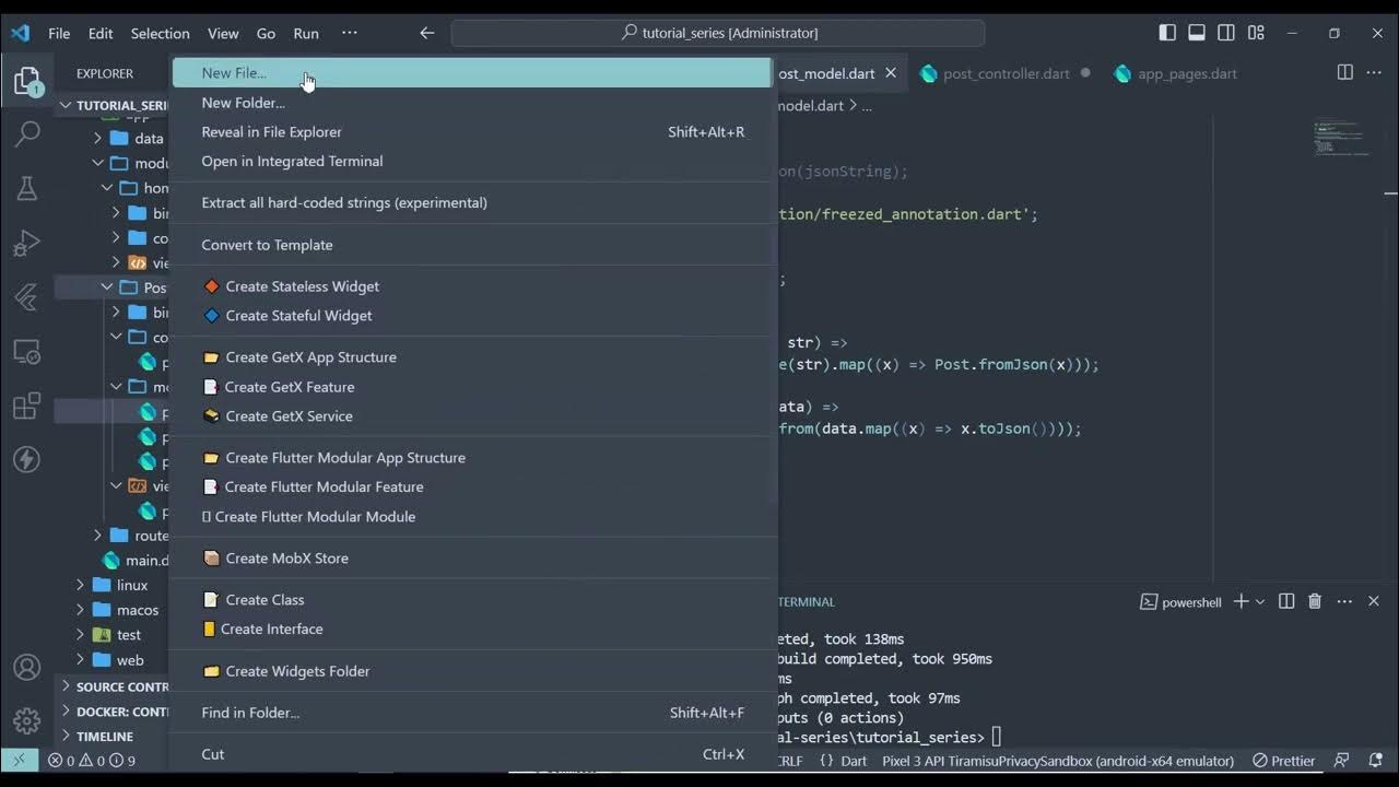 Flutter Freezed Getx Fetch Api Tutorial Youtube