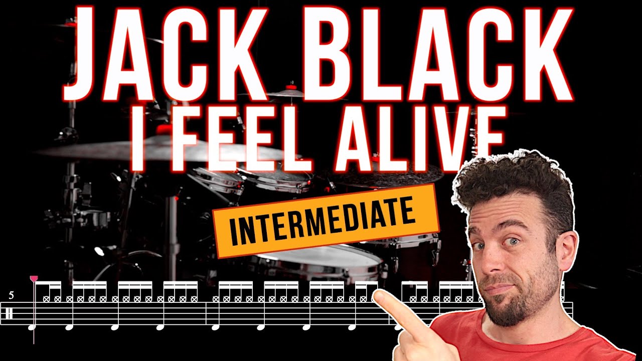 Jack Black - I Feel Alive (A Minecraft Movie) - Drum cover with ...