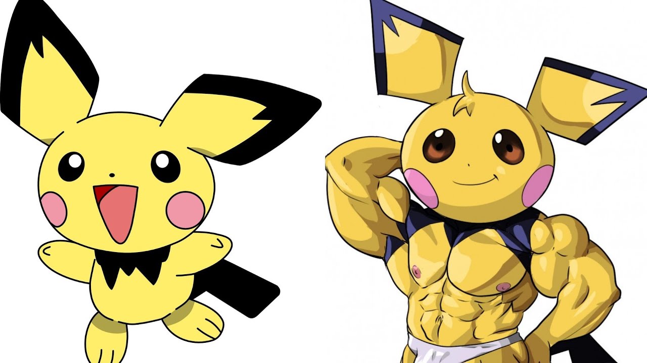 POKEMON CHARACTERS AS BODYBUILDER VERSIONS - POKEMON AS MUSCULAR ...