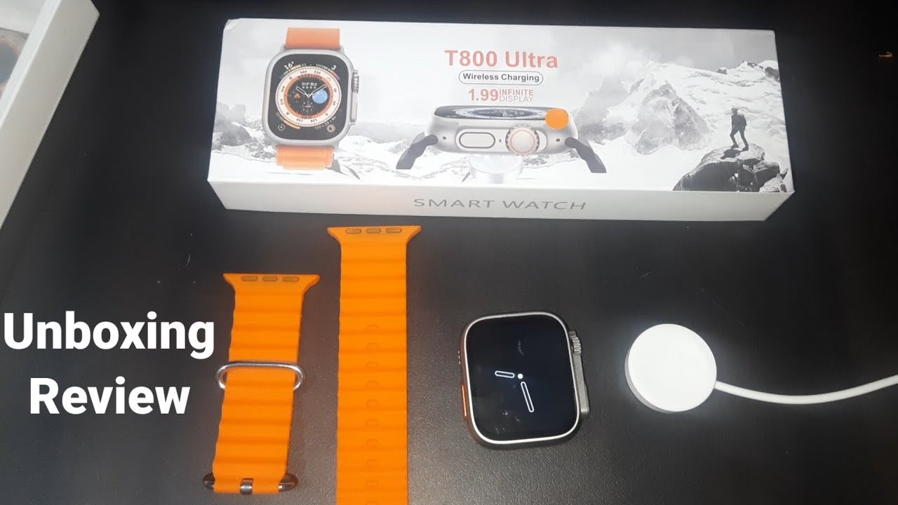 t800 ultra smartwatch review ,unboxing |T800 Ultra watch Apple copy ...