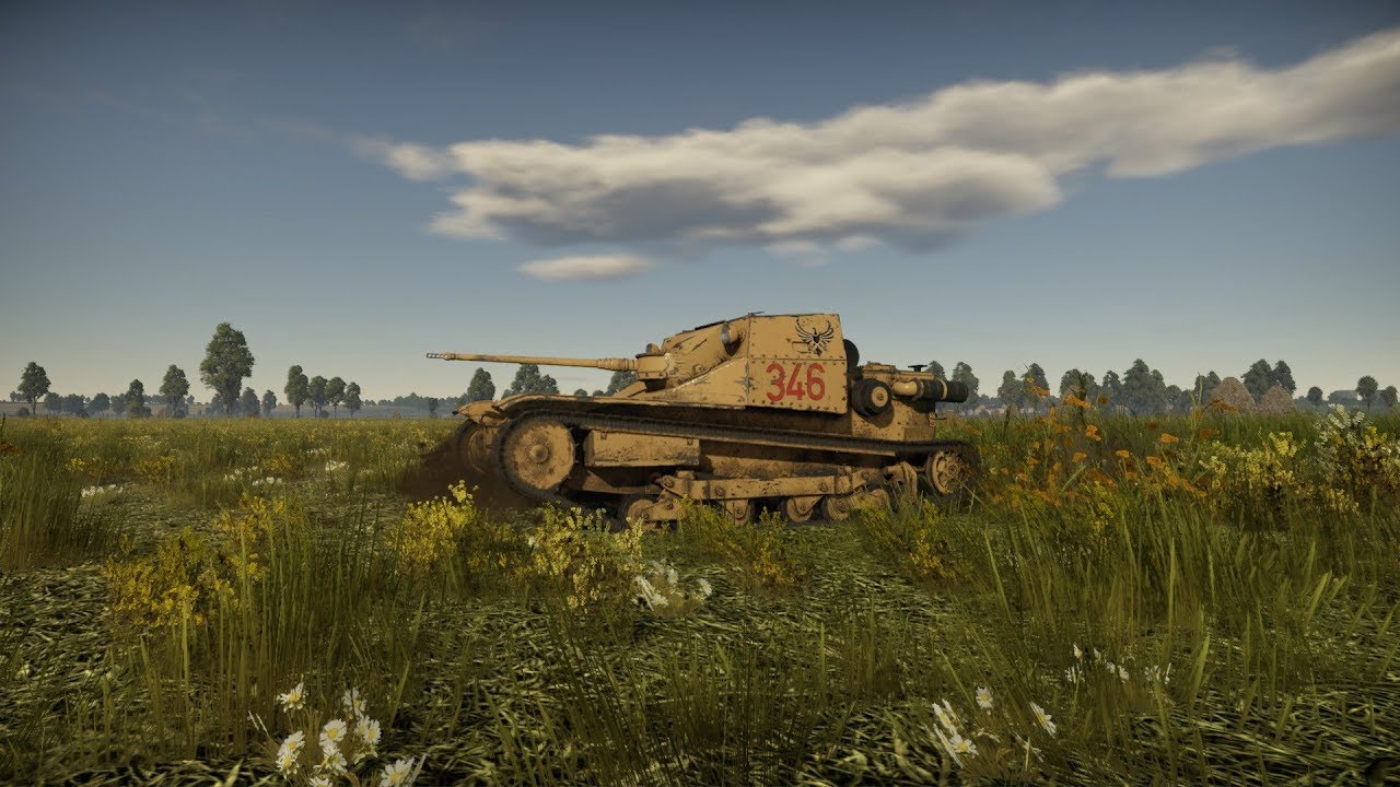 (워썬더) L3/33 CC 포신으로 탱크에 박고 쏴버리는AVI - YouTube