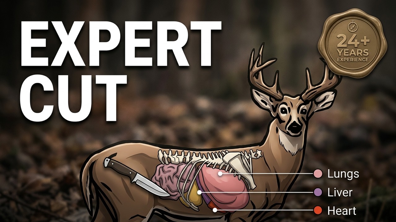 How To Gut A Deer | 24 Years Guiding Experience - YouTube