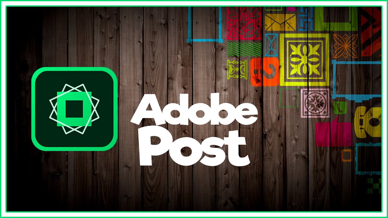 How To Create Beautiful Social Media Images Using Adobe Post - YouTube