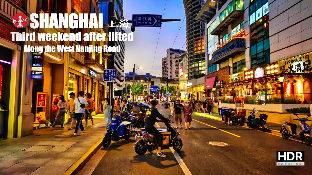 [4K HDR] Shanghai Walk 🌃 Third weekend after lockdown is lifted 🌃 ...