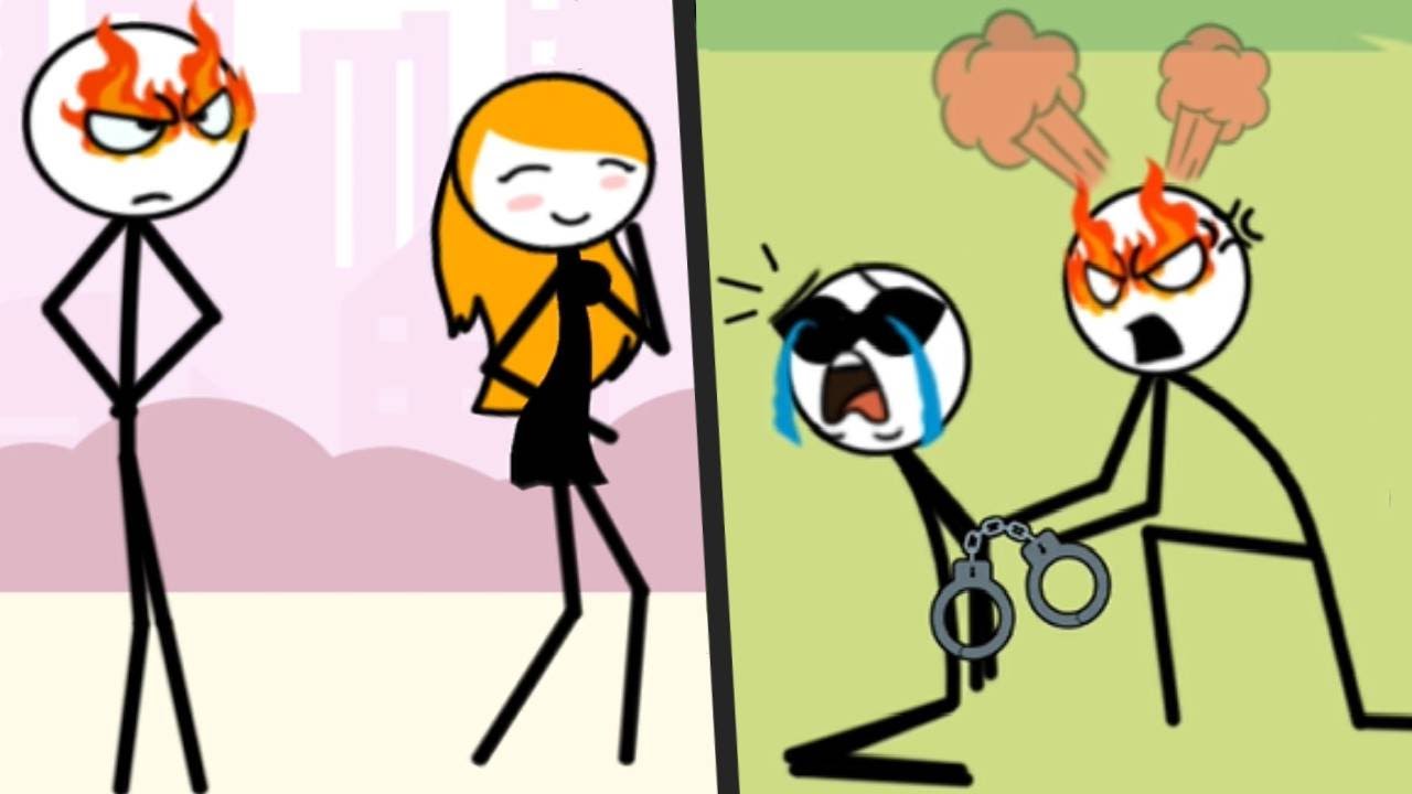THIEF PUZZLE vs MAZE CRAZE - New Levels Max UPDATE Satisfying STICKMAN ...