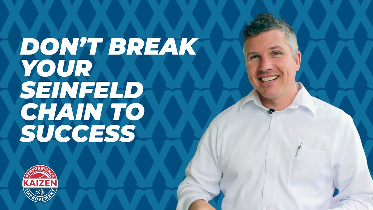 Don't Break Your Seinfeld Chain to Success - Consistent Execution | Dan ...