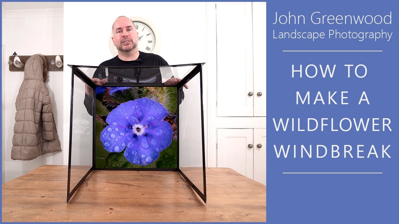 How to make a Wildflower Windbreak / Wind box | Flower Photography ...