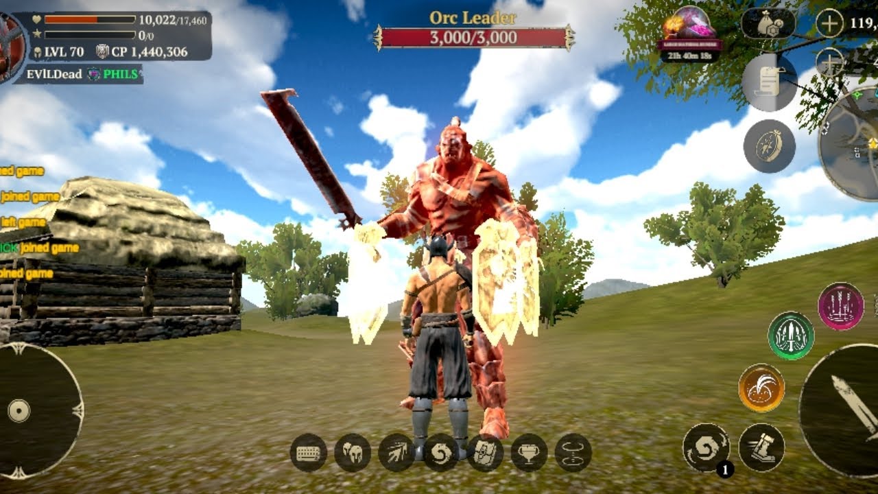 Evil Lands |Skylark Fields | Map 1 | ALL BOSS |Warrior |Legendary ...