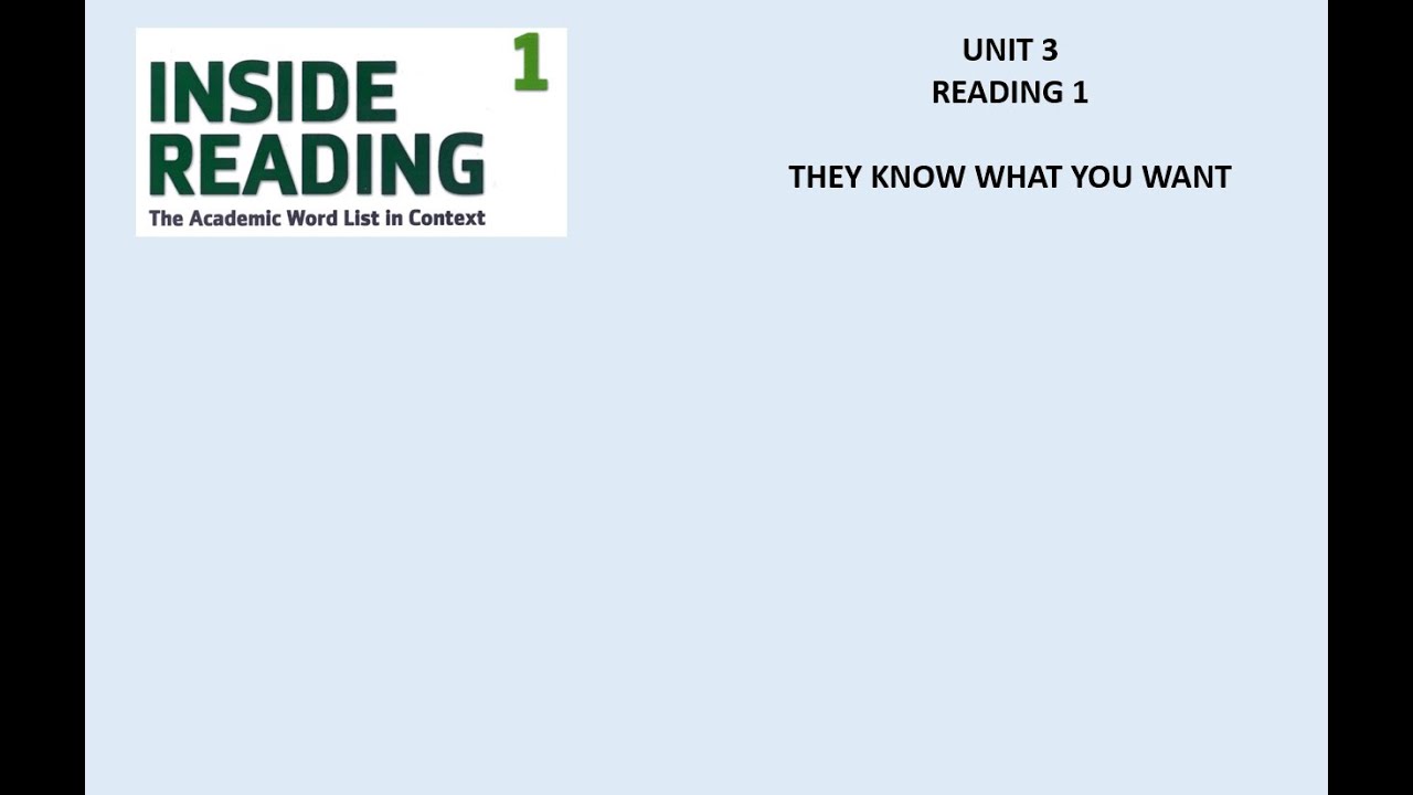 Unit 3 Reading 2 What's in a Name - YouTube