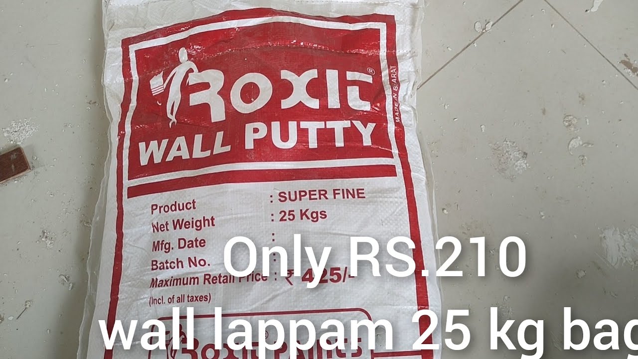 low price ROXIC wall lappam putty|| apply to ceiling & wall - YouTube