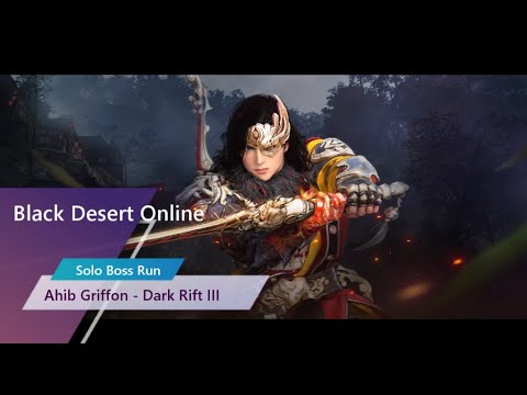 Black Desert Online - Ahib Griffon - Dark Rift III - YouTube