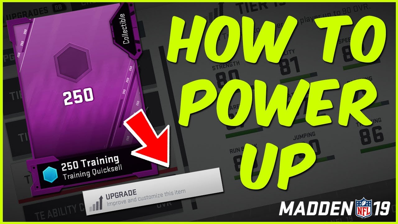 MUT 19 | The Ultimate Guide On How To Power Up Cards In MUT 19 - YouTube