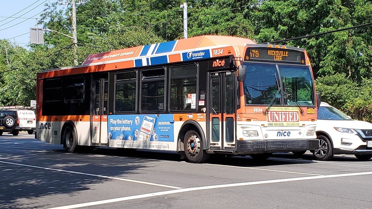 NICE Bus: 2011 Orion VII 07.501 NG #1834 on the n79 at Woodbury - YouTube