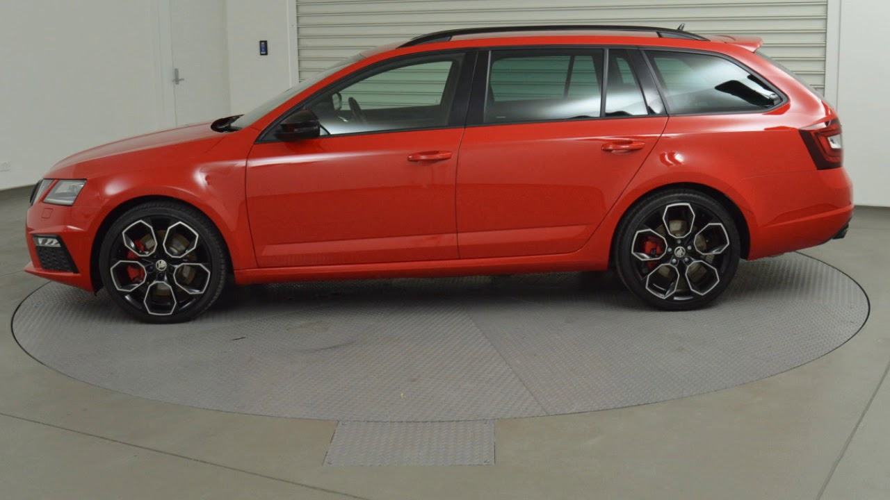 2017 Skoda Octavia NE MY18 RS DSG 245 Red 7 Speed Sports Automatic Dual ...