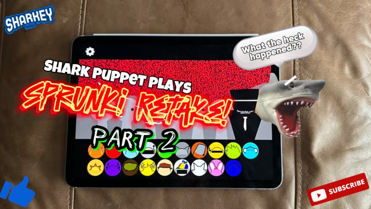 Shark Puppet plays Sprunki Retake! (Part 2) - YouTube