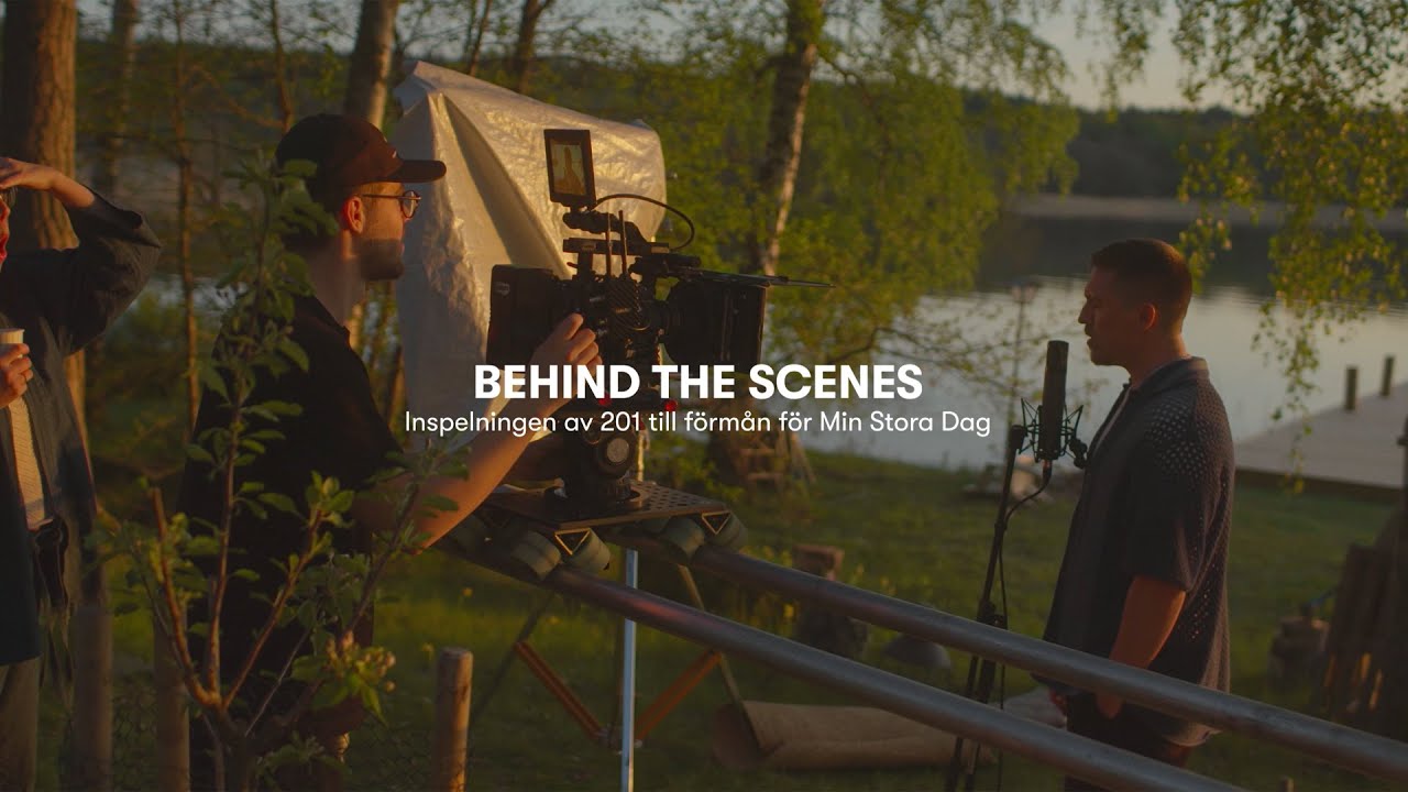 Behind the scenes med Danny Saucedo och Amy Deasismont I Min Stora Dag ...