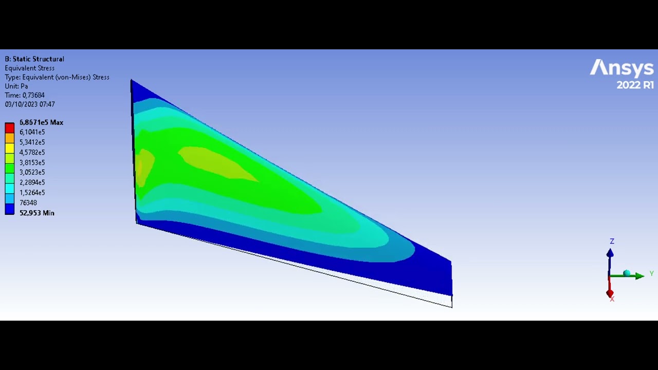 swept back wing 7 stress - YouTube