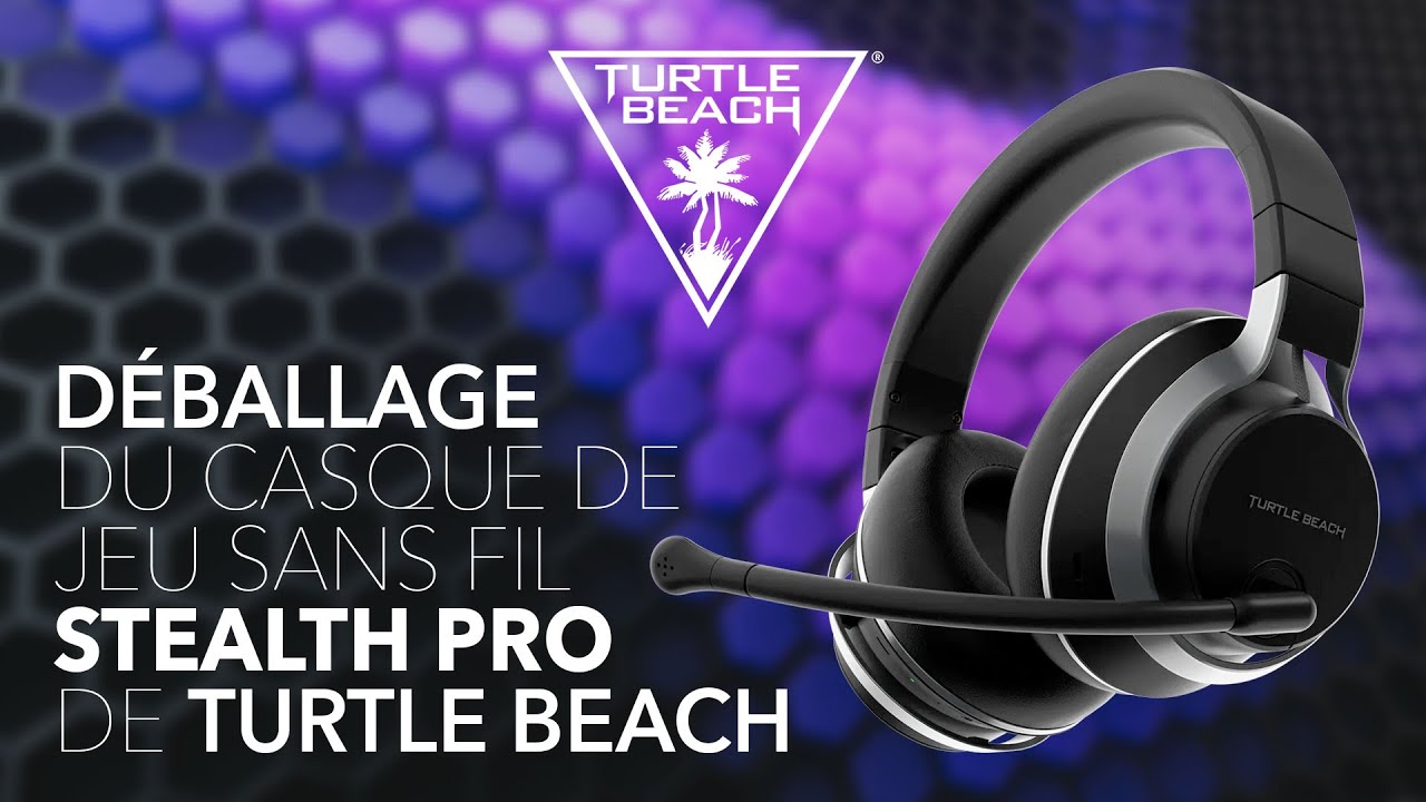 Déballage du casque de jeu sans fil Stealth Pro de Turtle Beach - YouTube