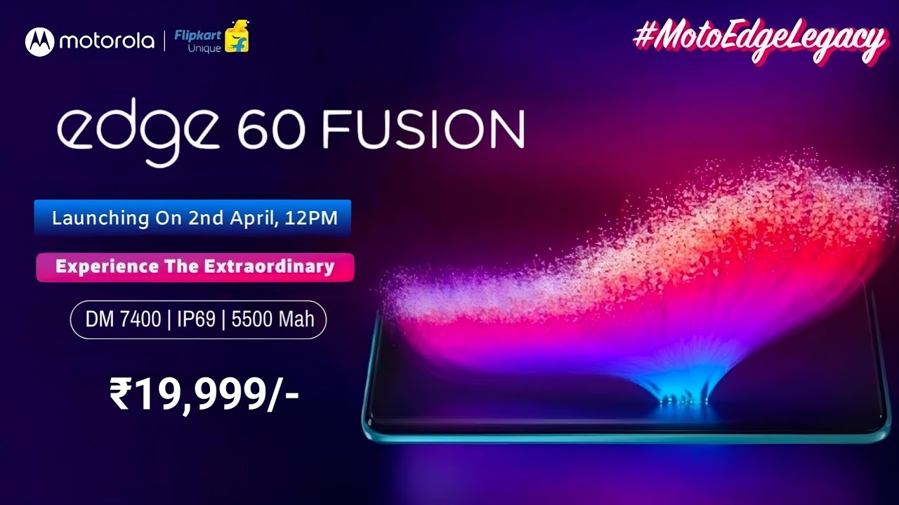 Moto Edge 60 Fusion Launch Date in India , Price | Edge 60 Fusion ...