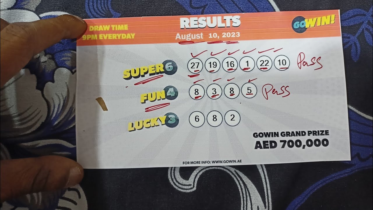 GO WIN DRAW RESULTS FOR AUGUST 11-08-2023 #GOWIN | FUN 4 | SUPER 6 | GO ...