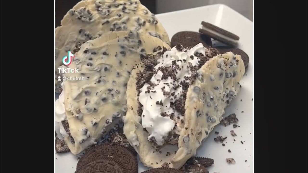 Oreo Cheesecake Tacos #oreo #cheesecake #tacos #easy #recipe #chefrah # ...