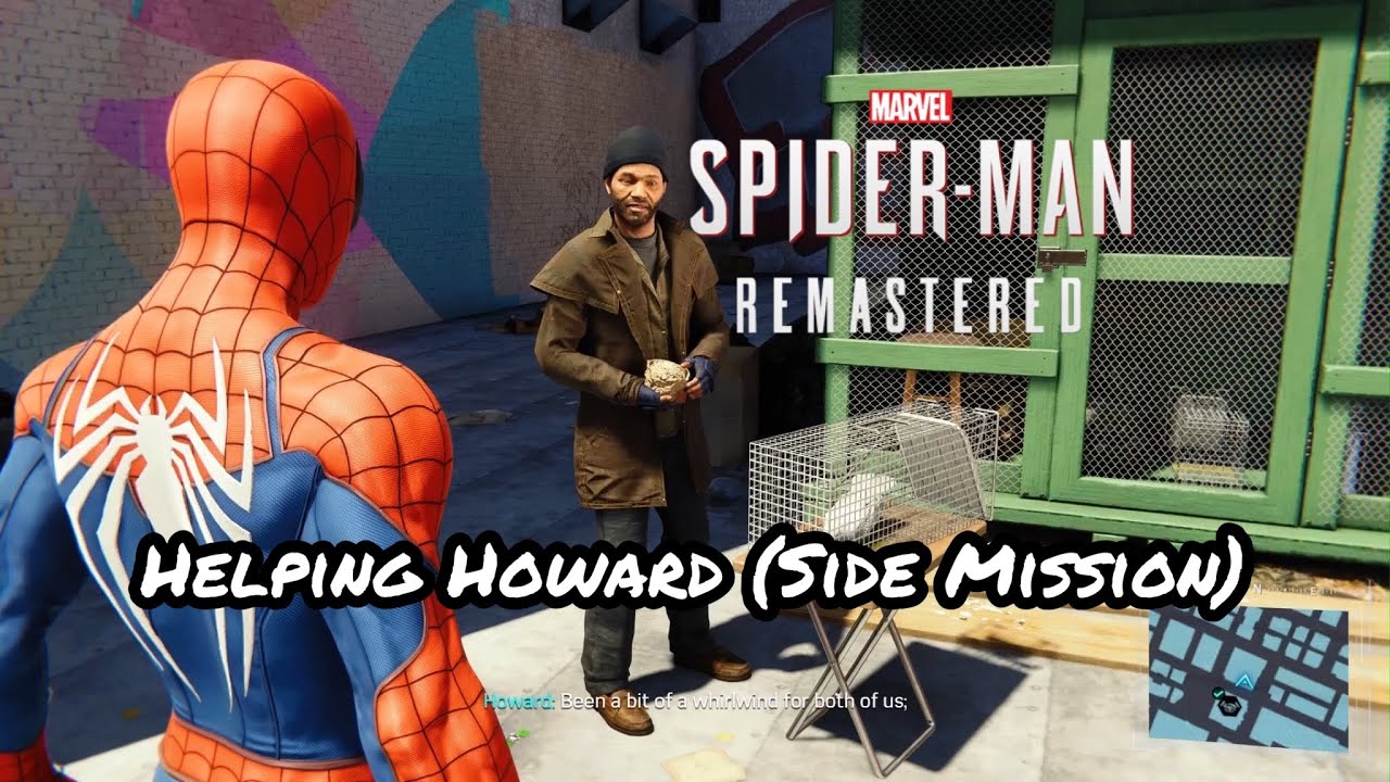 Marvel Spider-Man Remastered - Helping Howard (Side Mission) - YouTube
