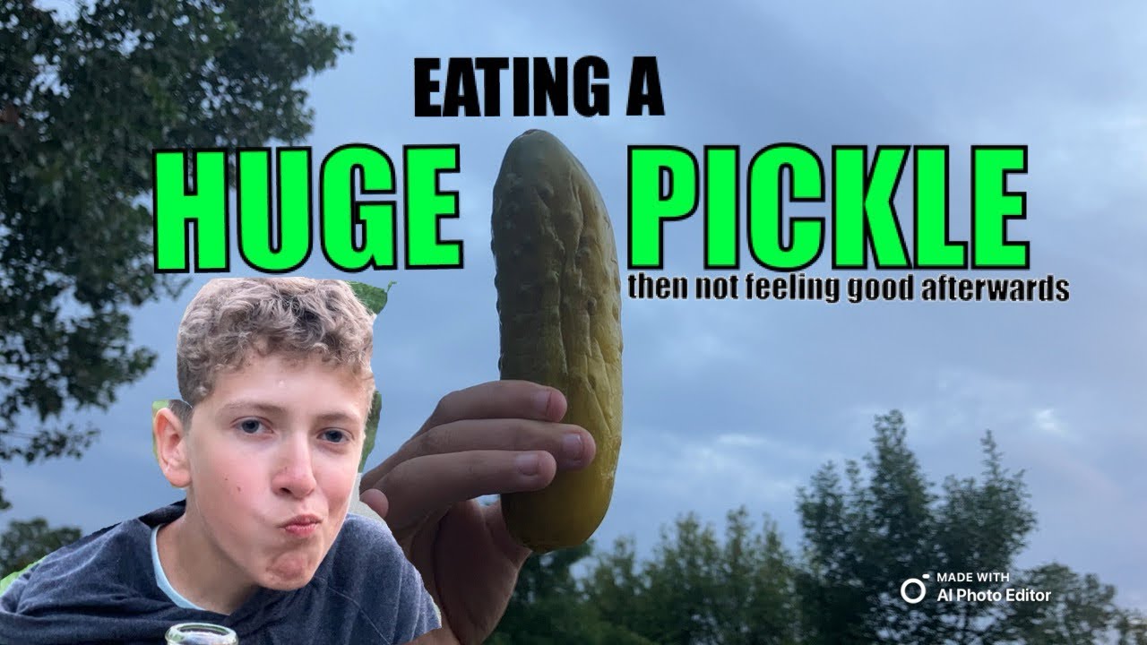 EATING HUGE PICKLE - Smigel’s Vlogs - YouTube