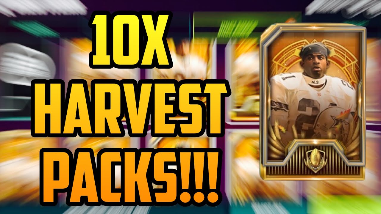 10x HARVEST PACK OPENING!!! THESE PACKS WERE AWFUL!!! - Madden Mobile ...