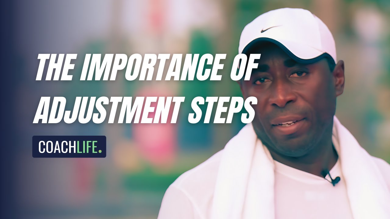 Coco Gauff & Sloane Stephens Junior Coach Teaches the Importance of Adjustment Steps - YouTube